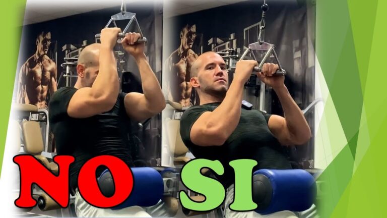 Jalón al Pecho Polea Alta: Cómo Realizarlo Correctamente y sus ...